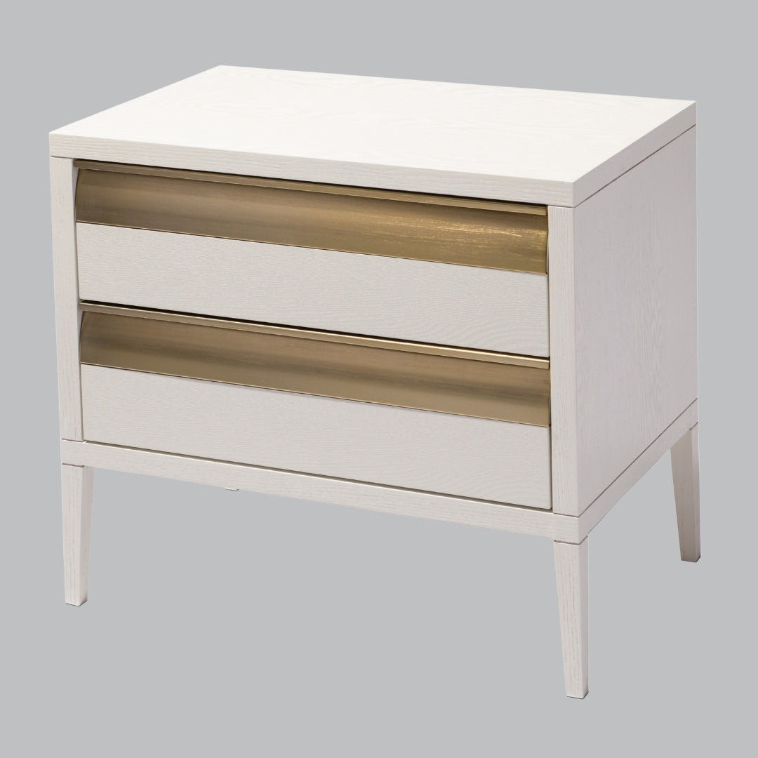 Cleo 2 Drawer Side Table – Bellurie